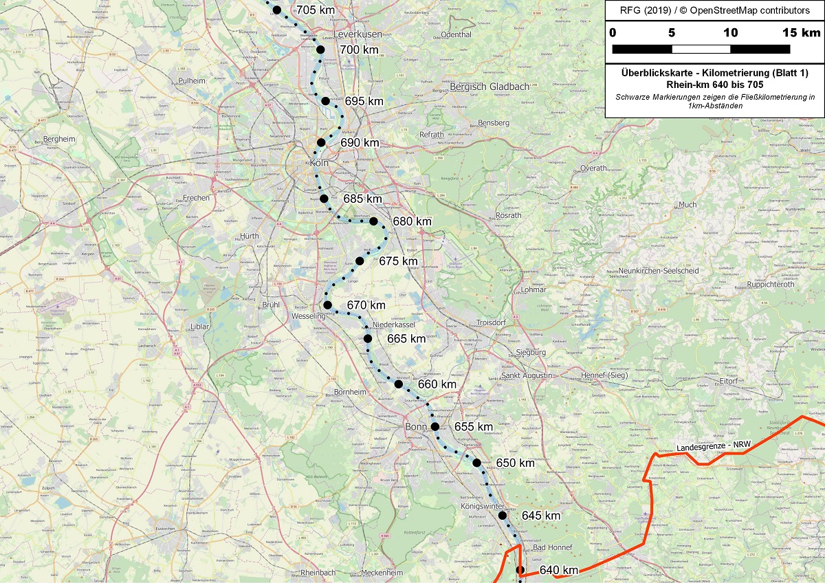 Orientierungshilfe Rheinkilometrierung - Rheinfischereigenossenschaft NRW